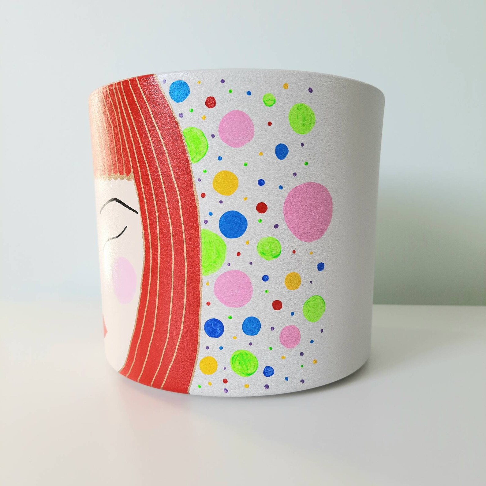 Yayoi Kusama • Face Pot • Head Planter • Ceramic • Flower Pot • Kusama ...