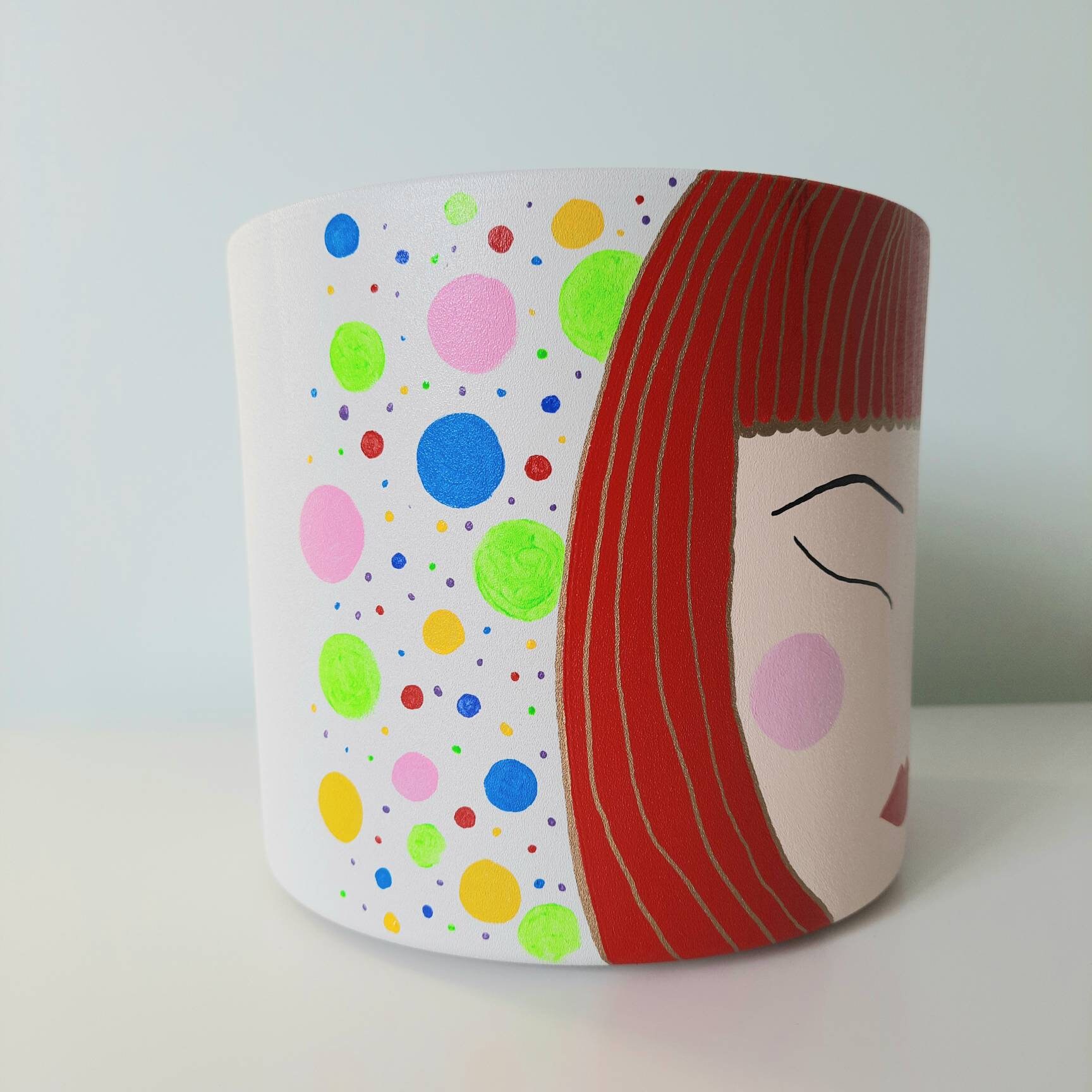 Yayoi Kusama • Face Pot • Head Planter • Ceramic • Flower Pot • Kusama ...
