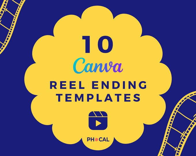 10 Canva Reel Ending Templates - Etsy