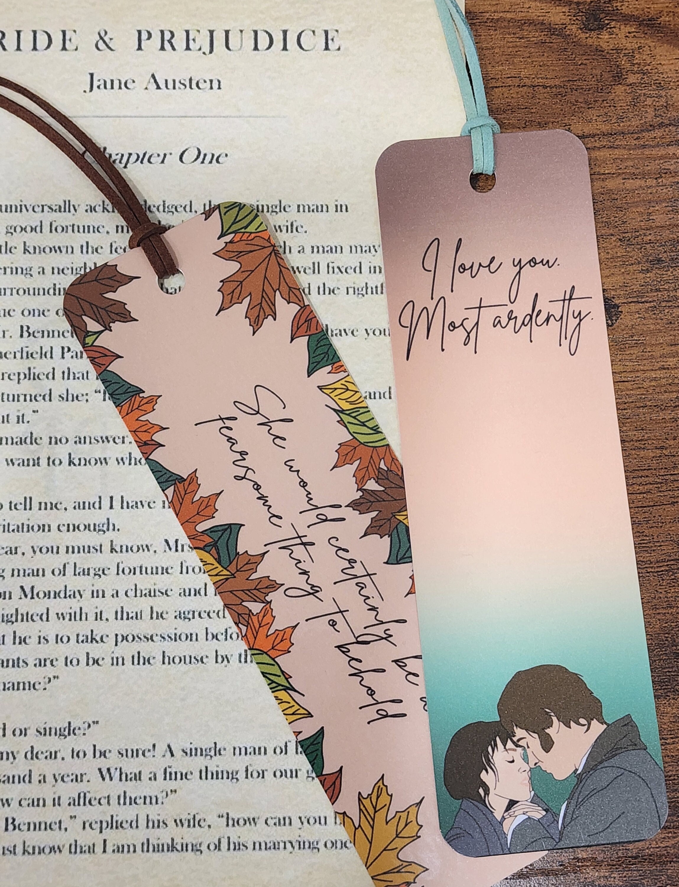Pride and Prejudice Jane Austen Bookmark Gift Book - Etsy