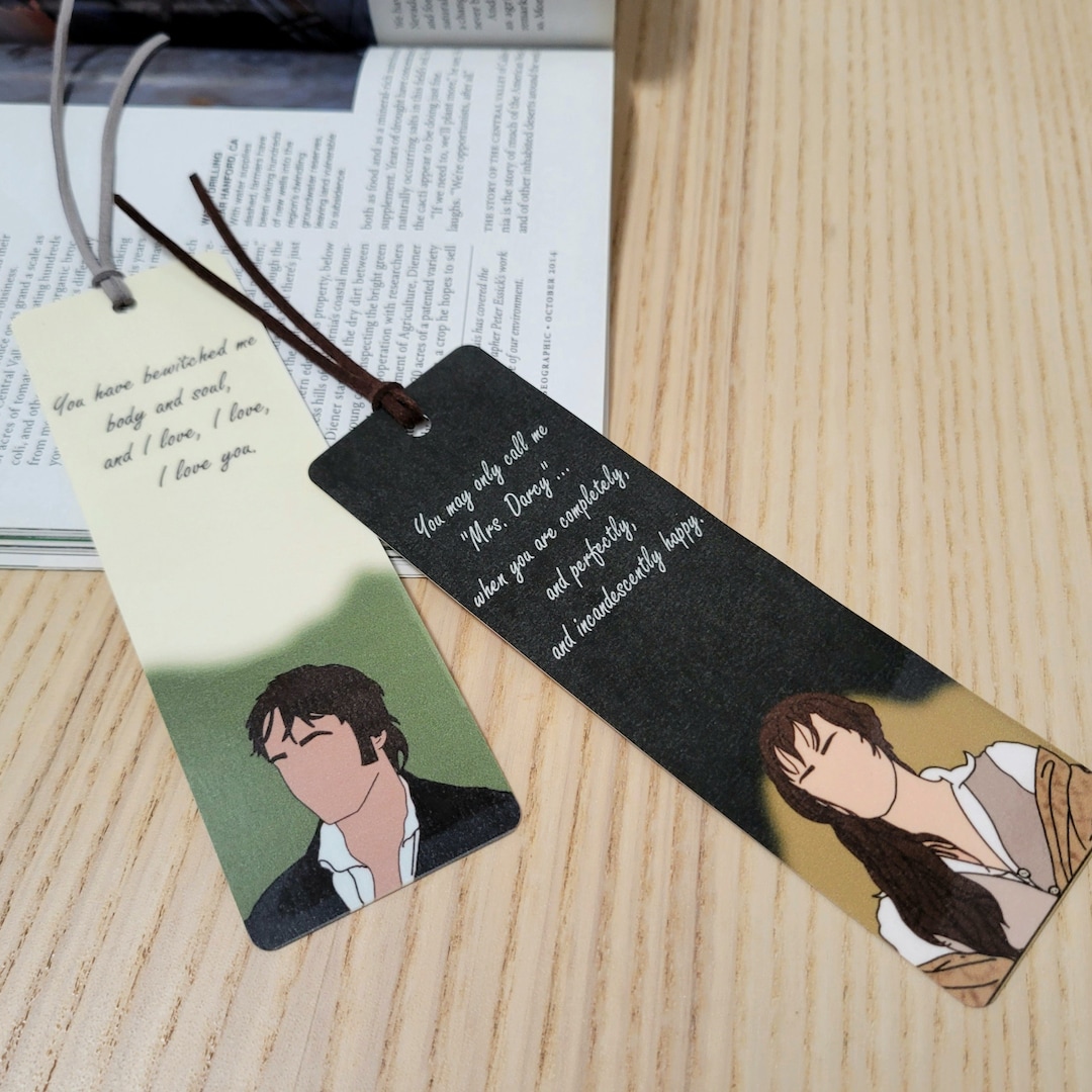 Pride and Prejudice Jane Austen Bookmark Gift Book - Etsy