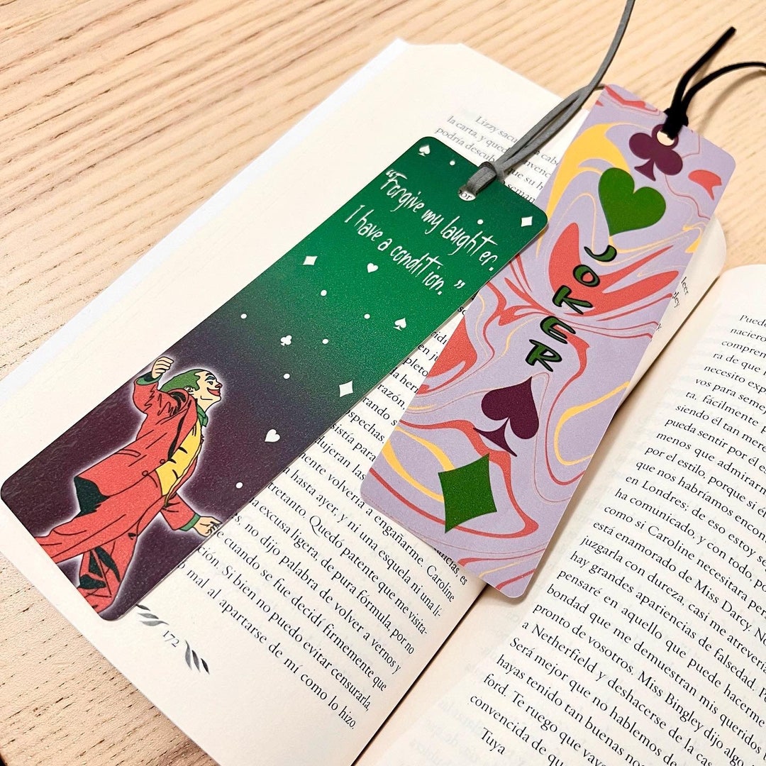 Joker Joaquin Phoenix Bookmark Gift Book - Etsy