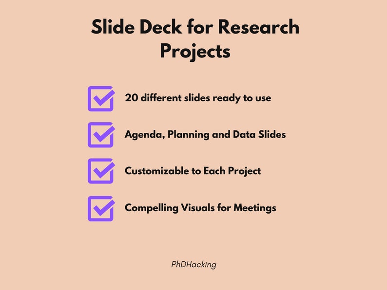 Slide Deck for Phd Students| Research and Master Students| Medical and ...