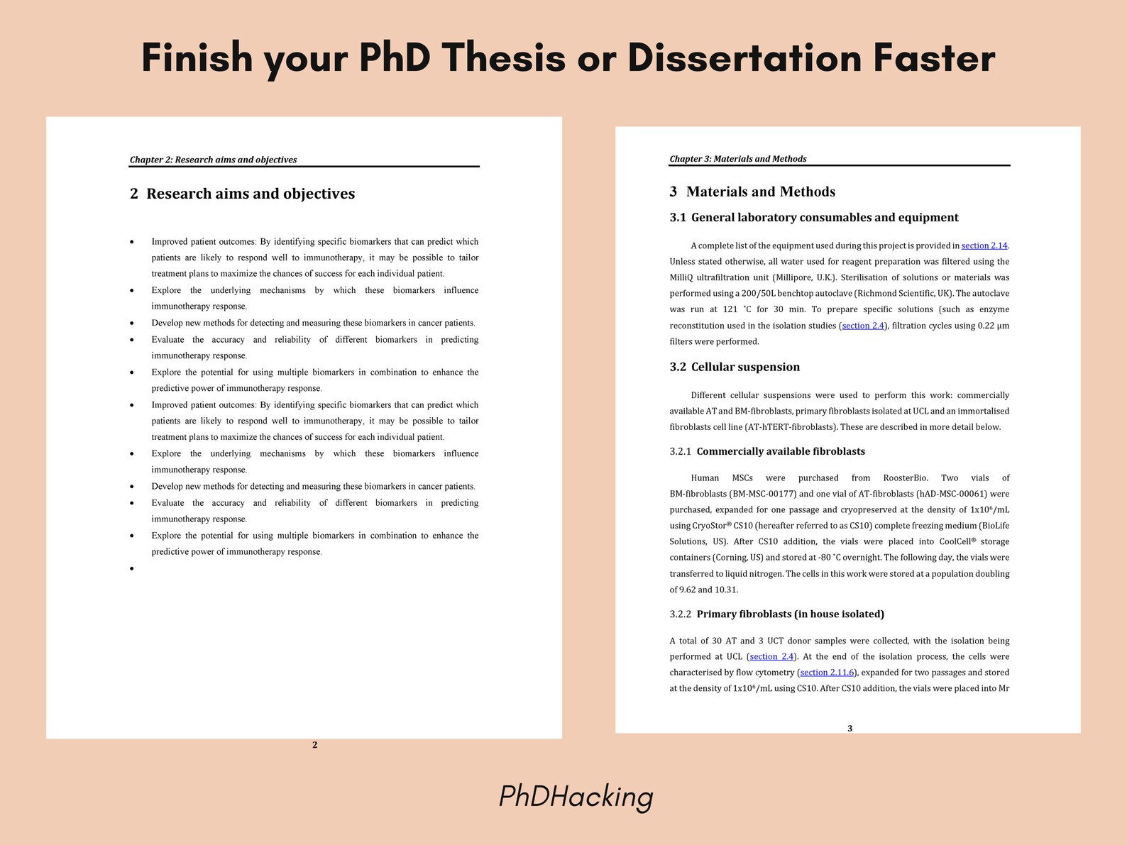 Phd Thesis Word Template| Automation Dissertation Document| Medical ...