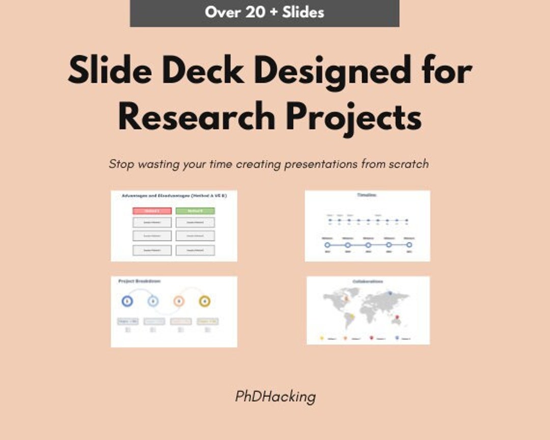 Slide Deck for Phd Students| Research and Master Students| Medical and ...