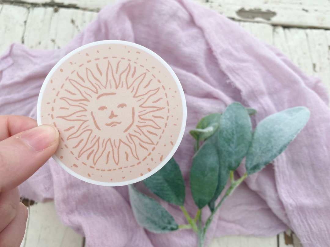 Boho Sun Sticker | Waterproof | Water Bottle | Laptop | Car Decal ...
