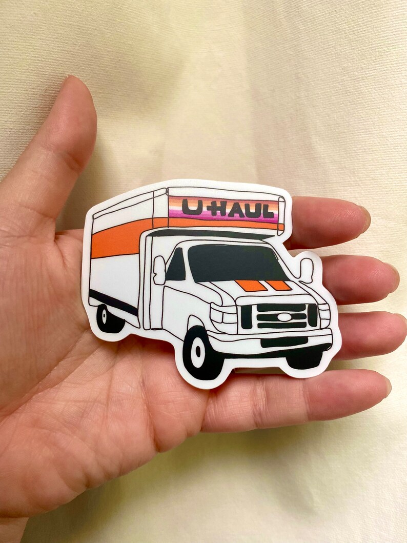 Lesbian Uhaul Sticker Waterproof Water Bottle Laptop Car Decal ...