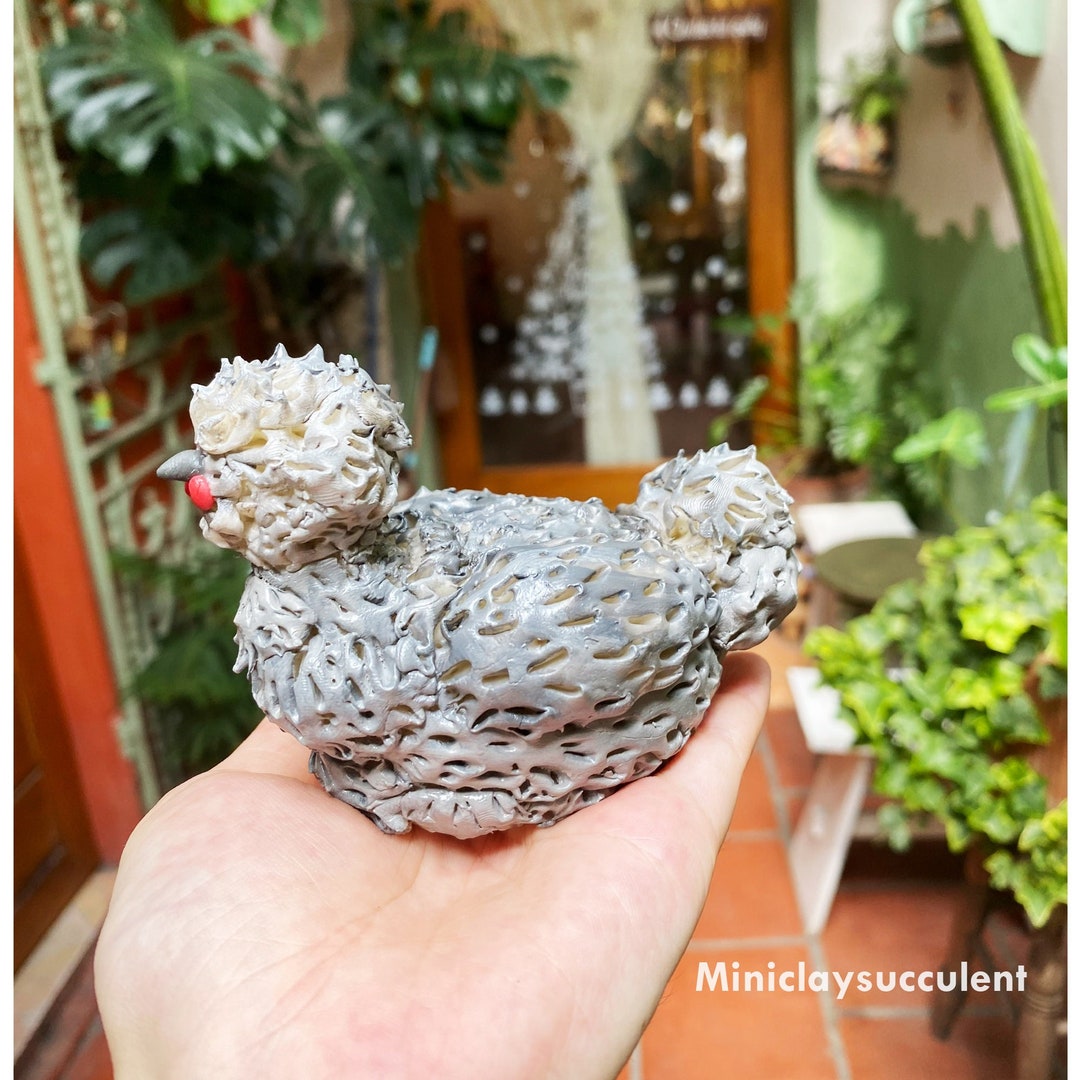 Custom Pet From Photo, Big Silkie Chicken Art, Sculpture Chicken Gifts ...