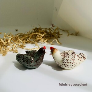 Miniature Chicken Toy, Handmade Rooster, Hen Gifts, Hanging Chicken ...