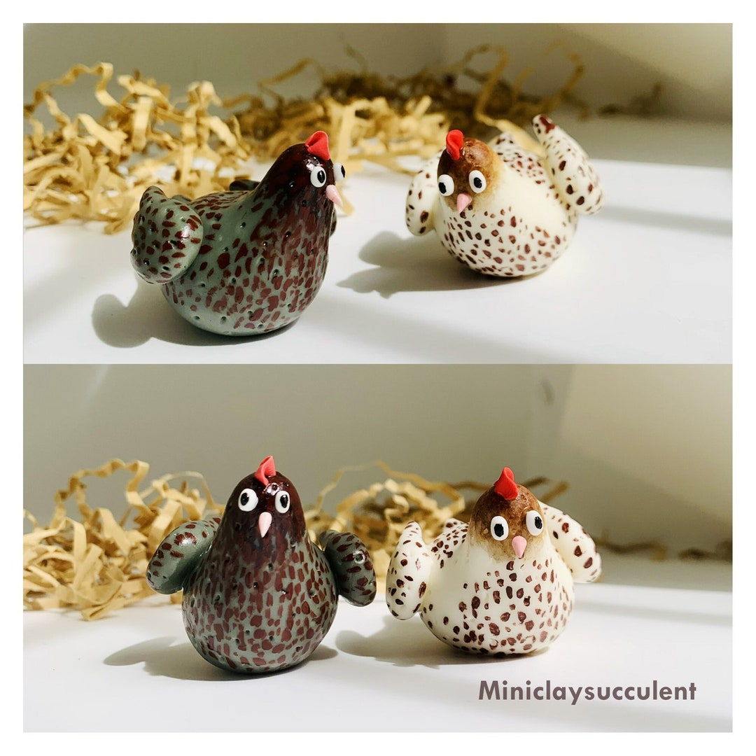 Miniature Chicken Toy, Handmade Rooster, Hen Gifts, Hanging Chicken ...