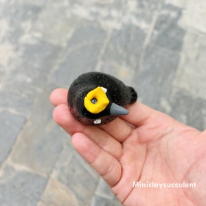 Crow Plush, Handmade Crow Gift, Goth Easter, Dark Cottage Core Home ...