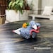 Unique Blue Opossum Flower, Cute Family Animal Ornaments, Miniature Mom ...