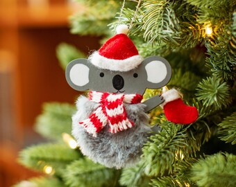 Christmas Koala | Etsy