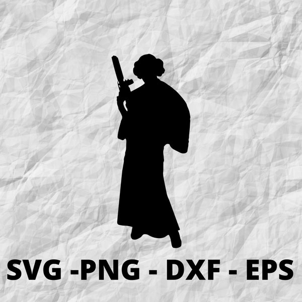 Princess Leia Svg - Etsy