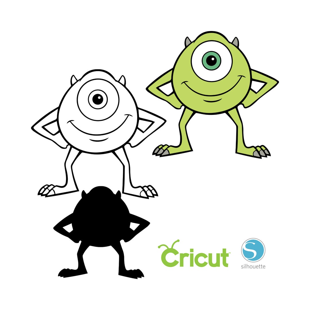 3 Mike Wazowski SVG Bundle SVG para máquinas de corte Cricut y ...