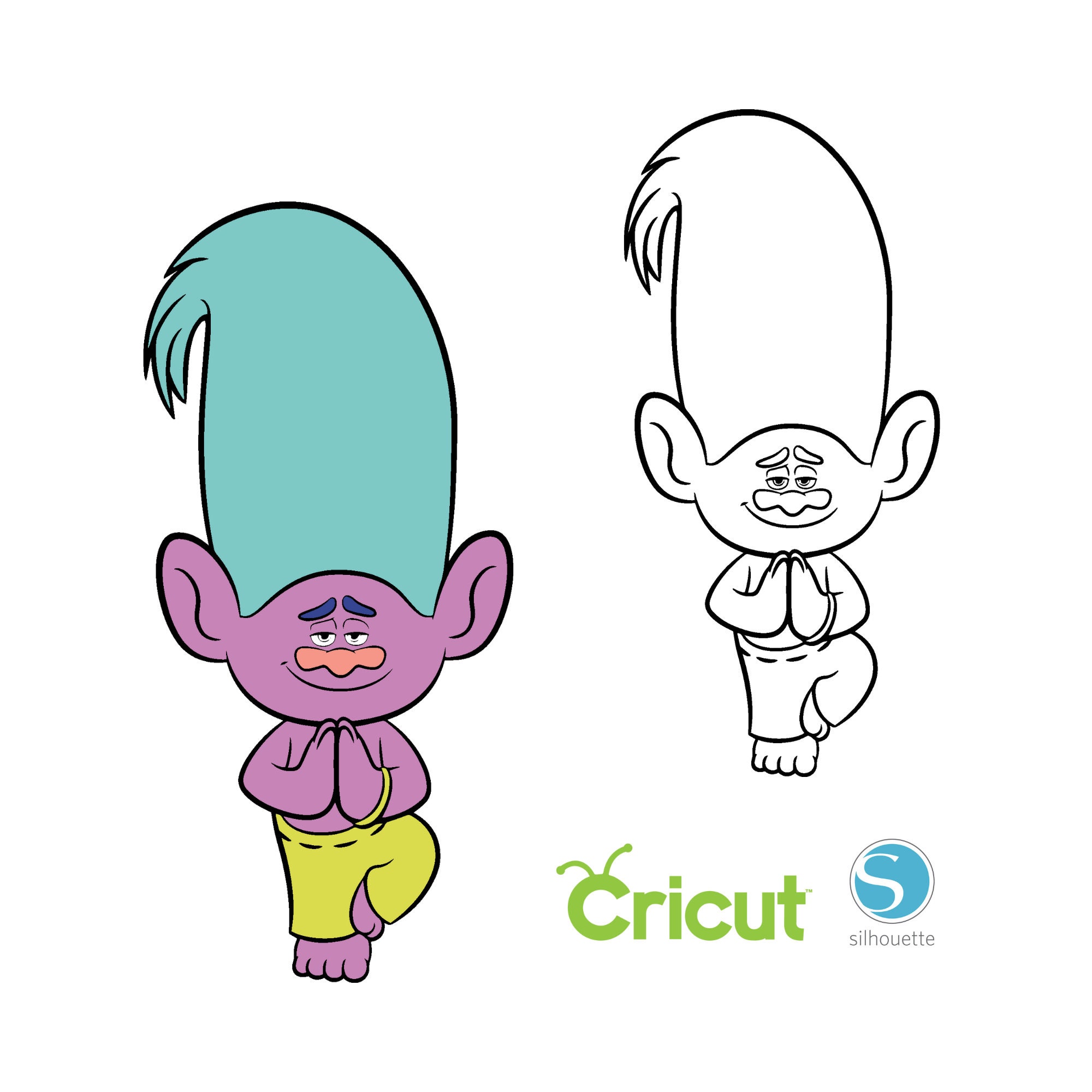 2 Greek Trolls SVG for Cricut and Silhouette Cutting Machines | Etsy ...