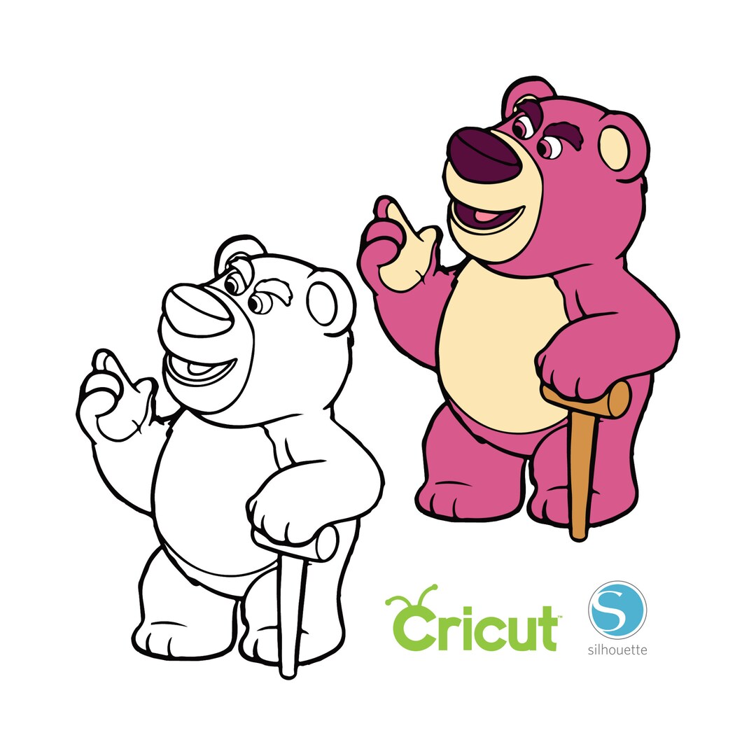 2 Lotso SVG for Cricut and Silhouette Cutting Machines - Etsy