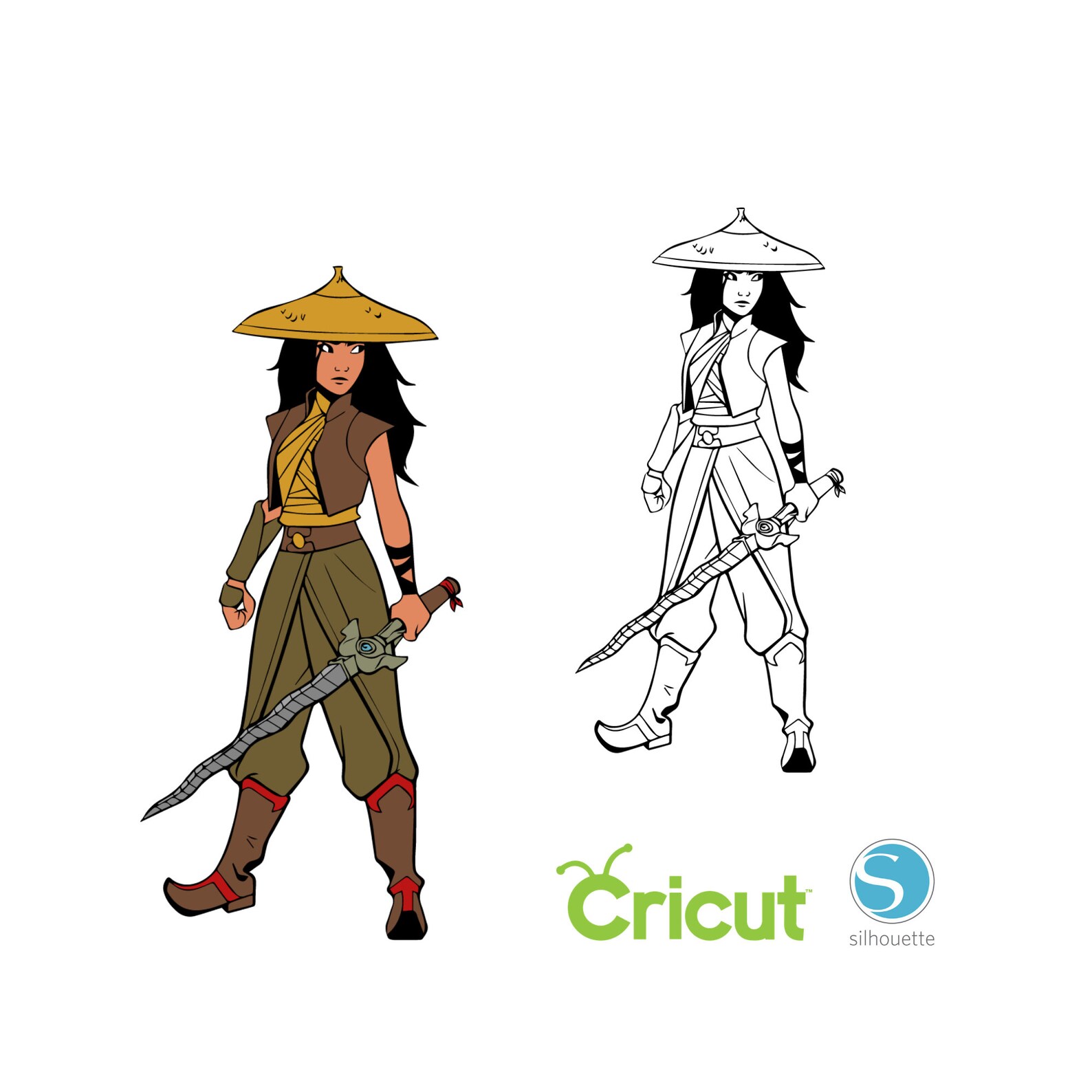 2 Raya SVG for Cricut and Silhouette Cutting Machines Raya | Etsy