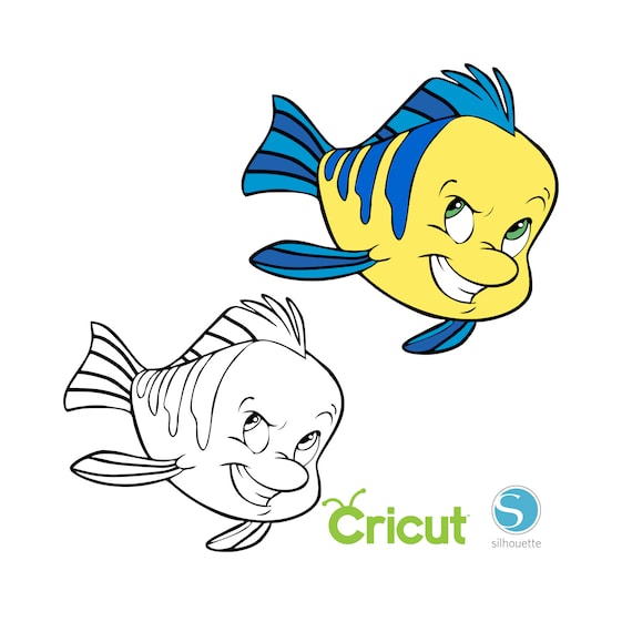 2 Flounder SVG Bundle SVG for Cricut and Silhouette Cutting - Etsy