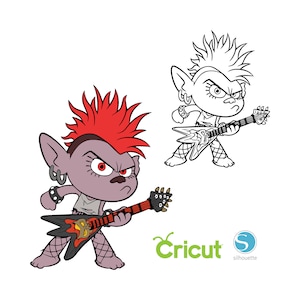 2 Queen Barb Trolls SVG for Cricut and Silhouette Cutting Machines ...