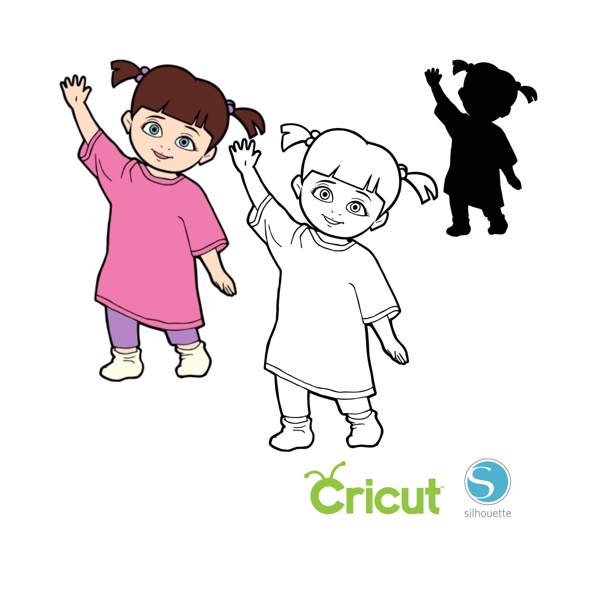 3 Boo SVG Bundle SVG for Cricut and Silhouette Cutting - Etsy