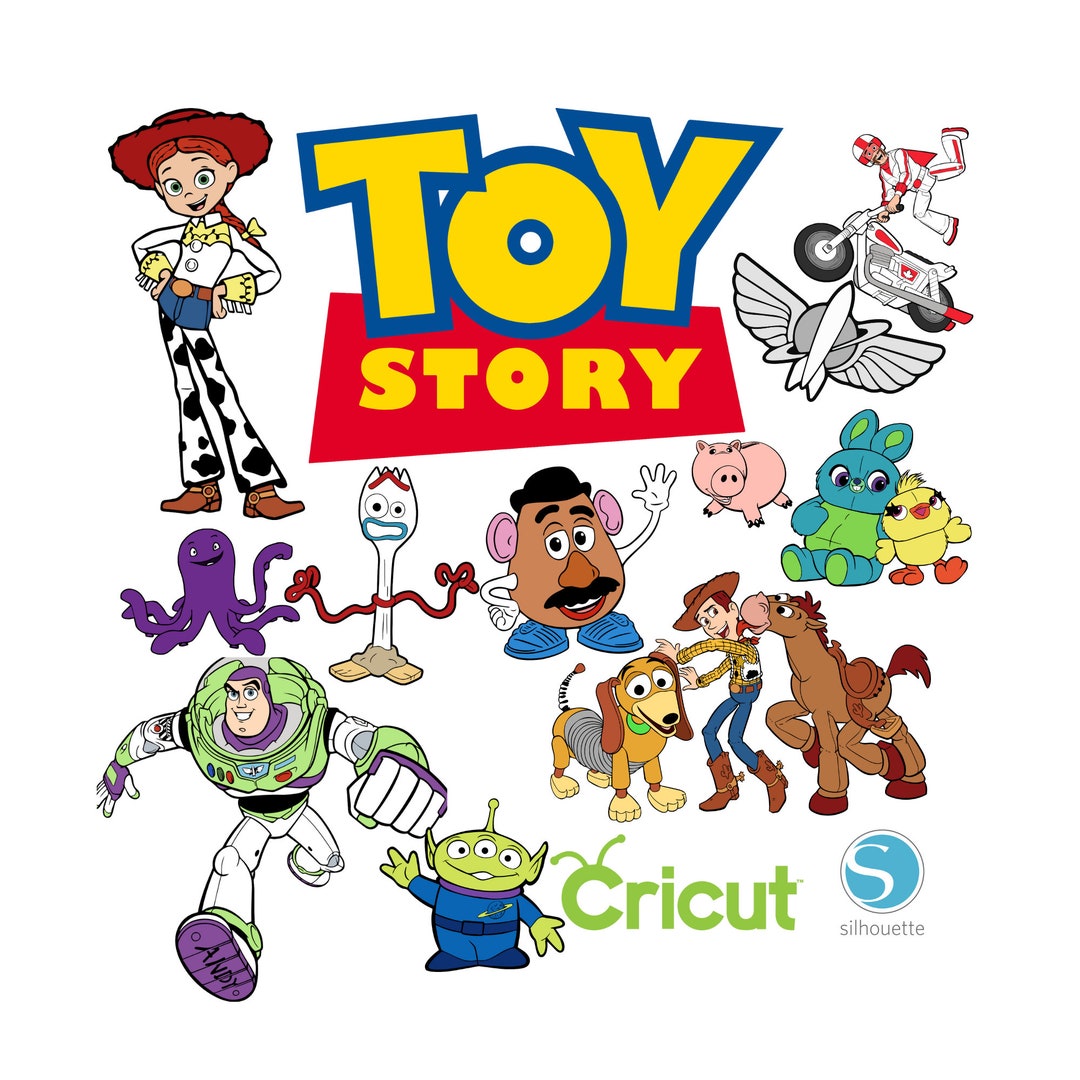 65 Toy Story Bundle SVG for Cricut and Silhouette Cutting Machines - Etsy