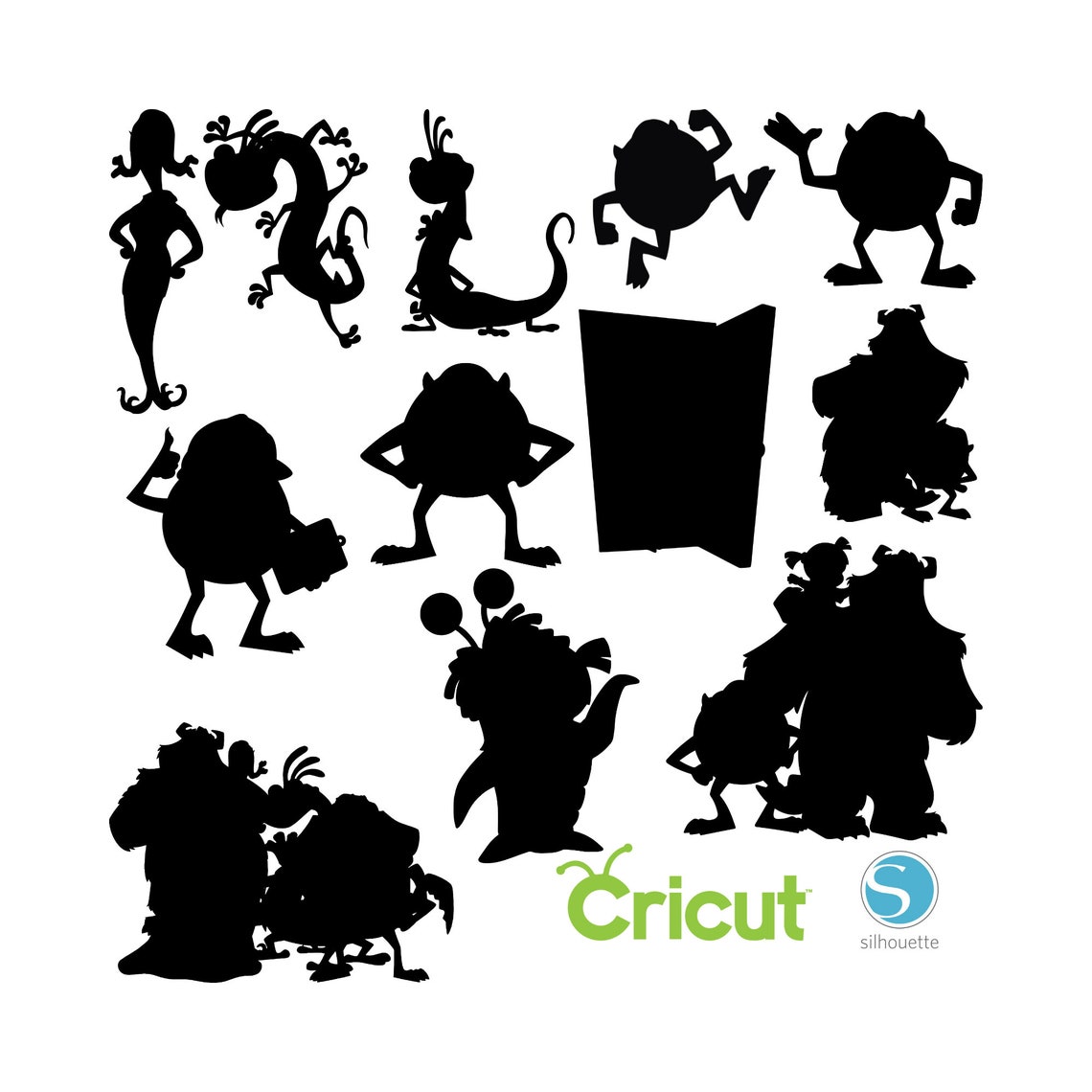 94 Monsters Inc SVG Bundle SVG for Cricut and Silhouette - Etsy