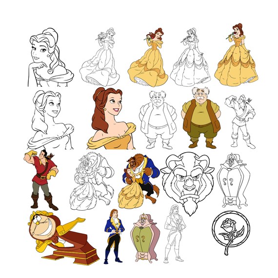 Beauty And The Beast Characters As Humans