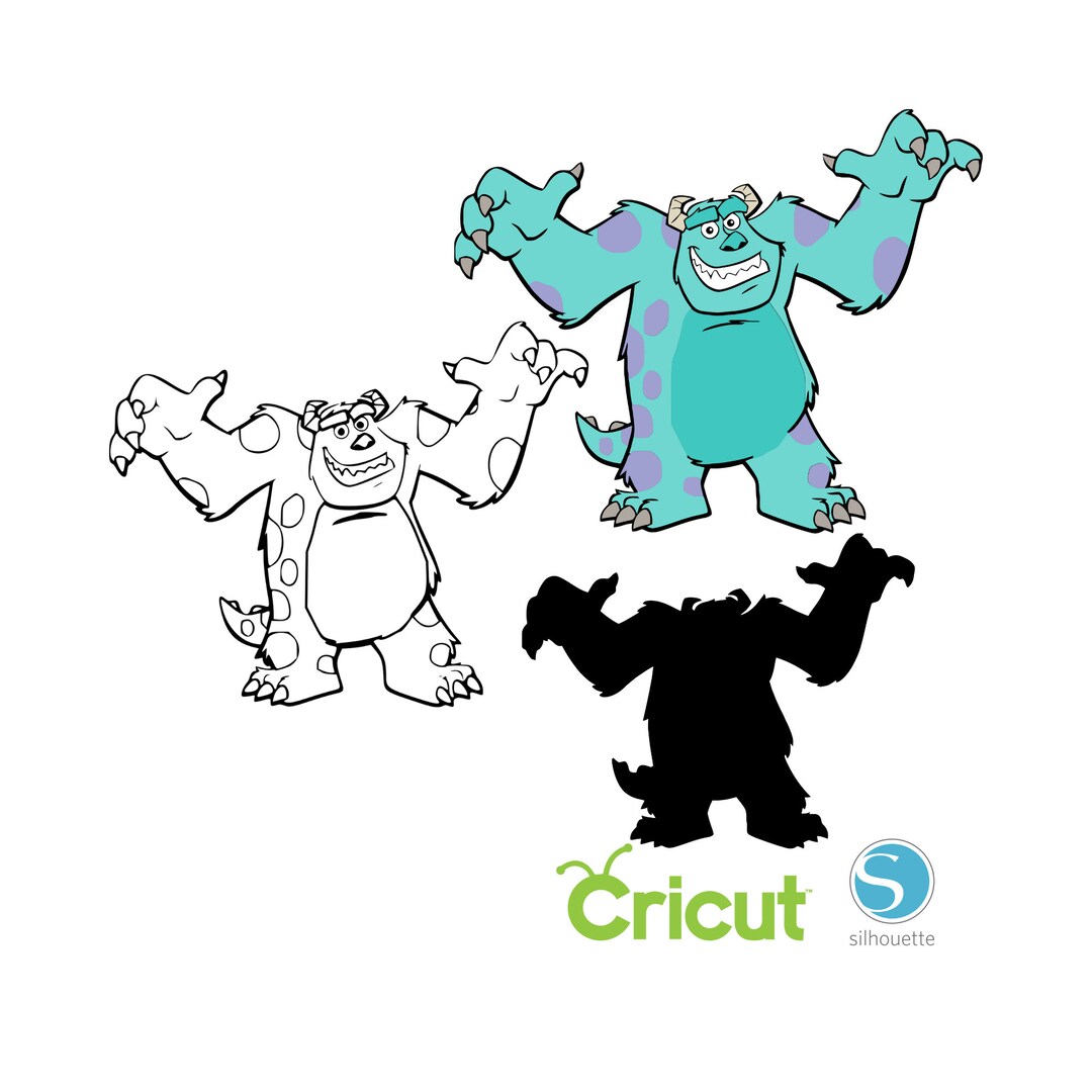 3 Sully SVG Bundle SVG for Cricut and Silhouette Cutting - Etsy Ireland