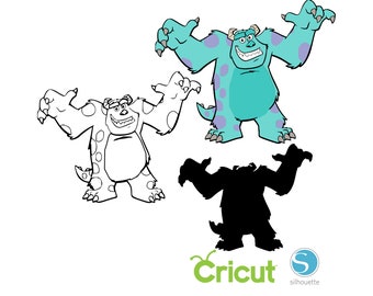 Sully Outline Svg - Etsy UK