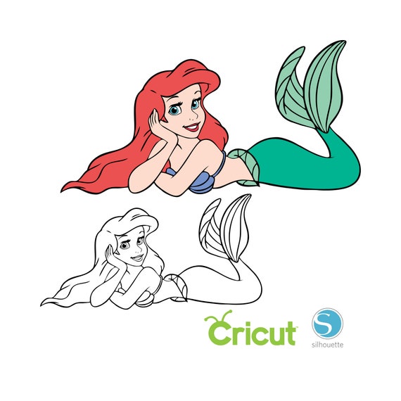 2 Ariel SVG Bundle SVG for Cricut and Silhouette Cutting - Etsy UK