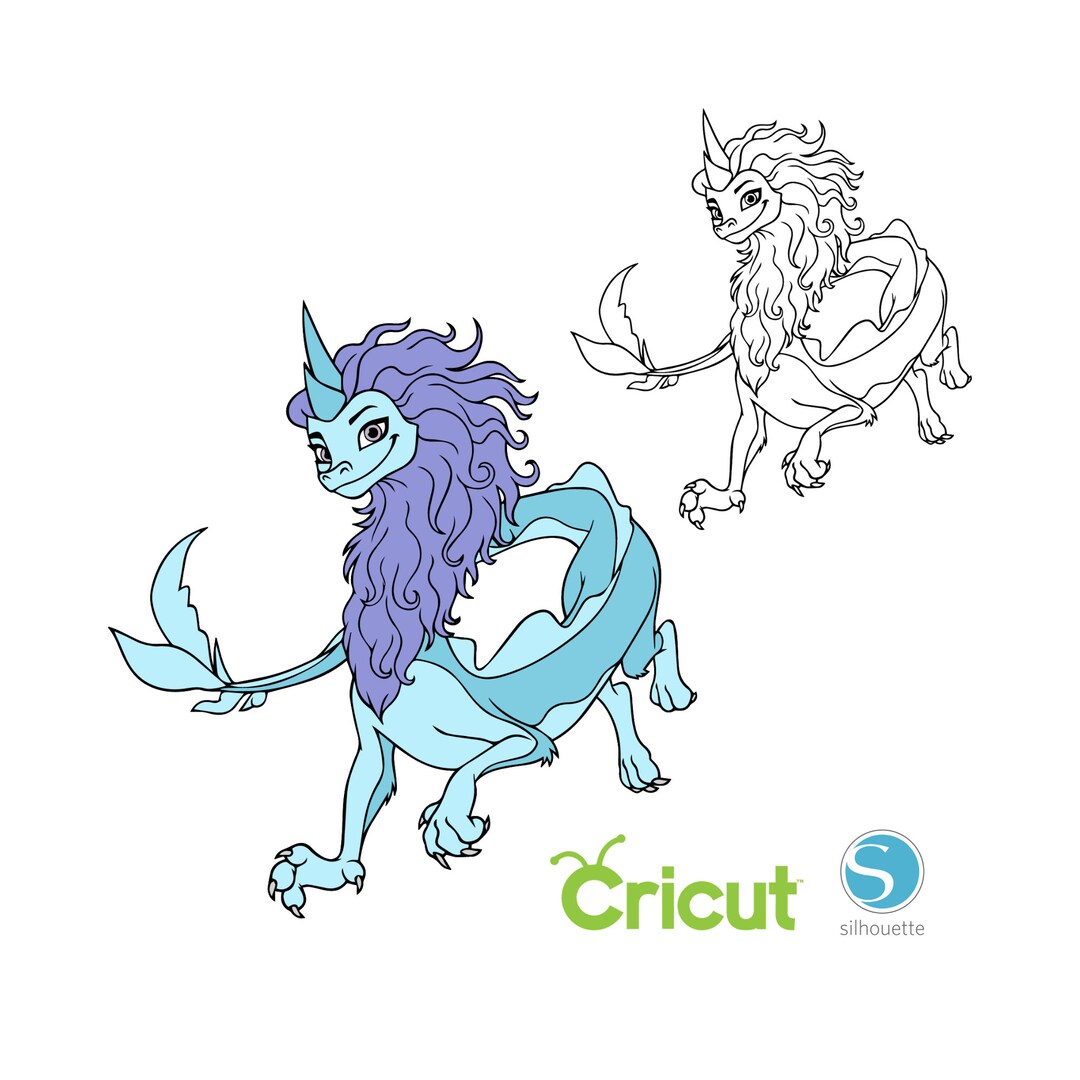 2 Sisu SVG for Cricut and Silhouette Cutting Machines, Raya and the ...