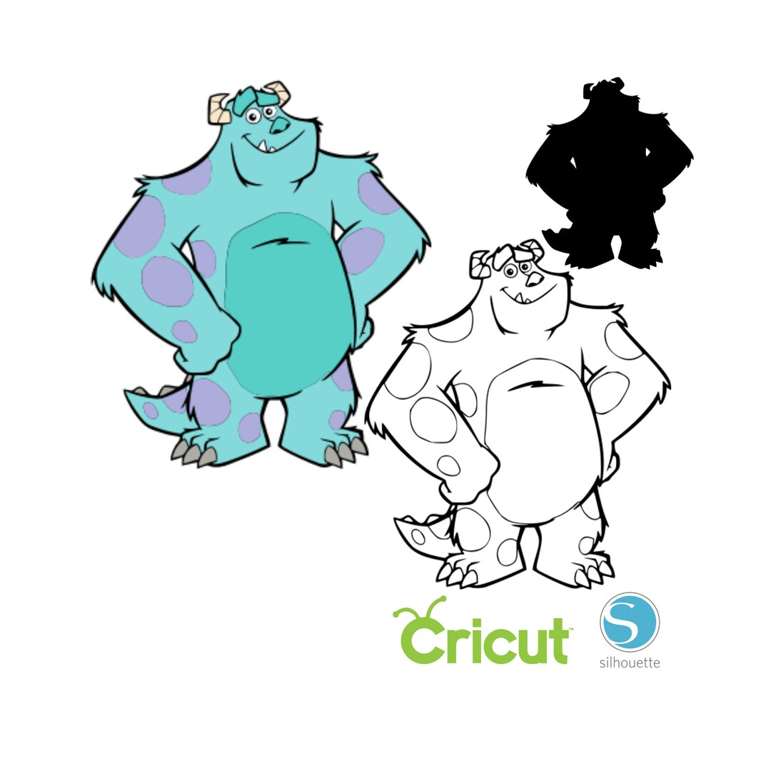 3 Sully SVG Bundle SVG for Cricut and Silhouette Cutting Machines ...
