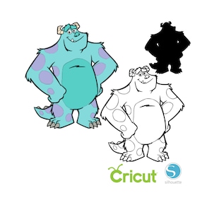 3 Sully SVG Bundle SVG for Cricut and Silhouette Cutting Machines ...
