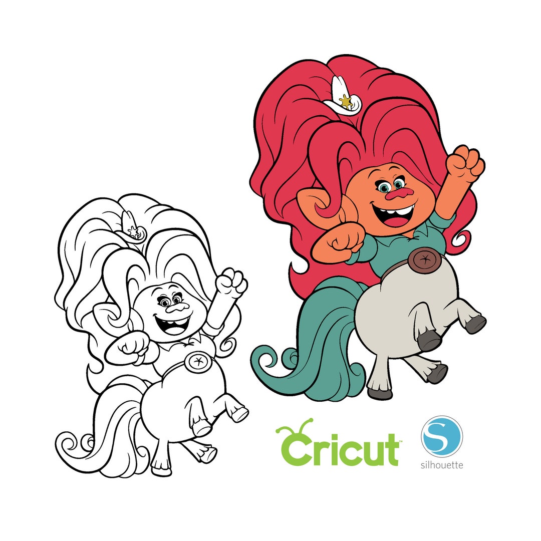2 Trolls SVG for Cricut and Silhouette Cutting Machines, Trolls SVG - Etsy