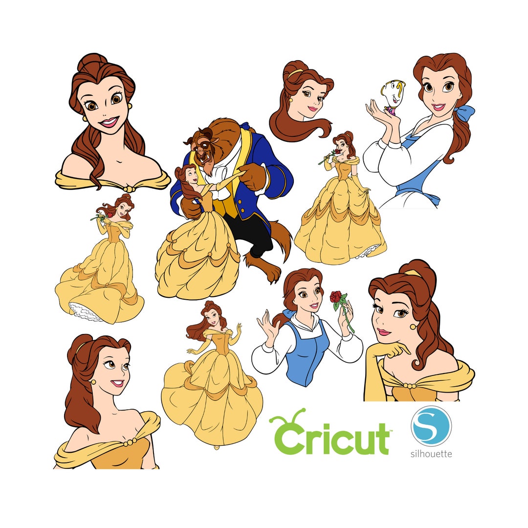 20 Belle SVG Bundle for Cricut and Silhouette Cutting Machines, Beauty ...