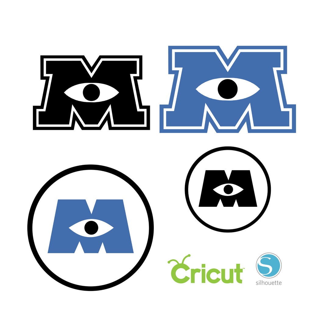 4 Monsters Inc SVG Bundle SVG for Cricut and Silhouette Cutting ...