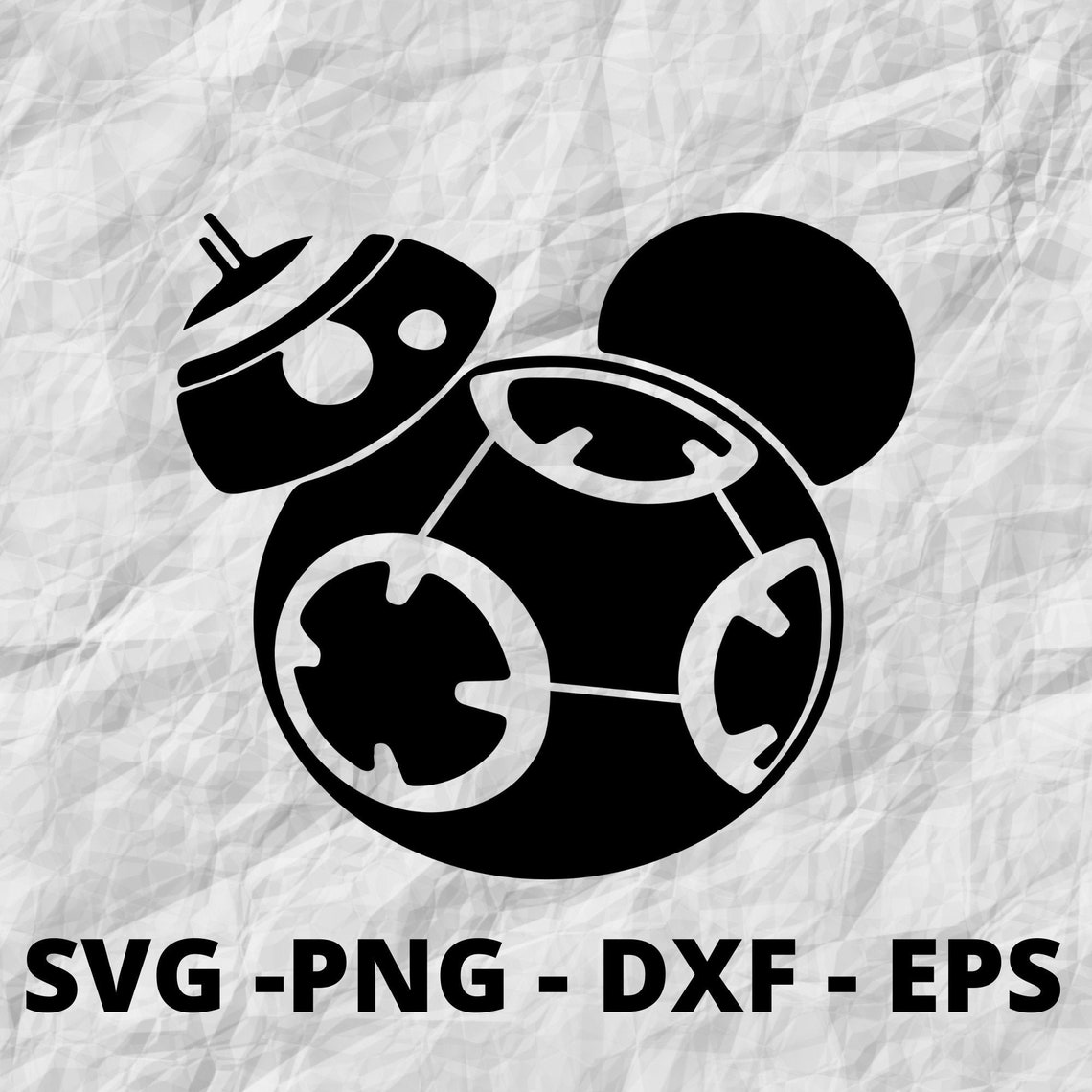 Bb8 SVG for Cricut and Silhouette Cutting Machines Star Wars - Etsy