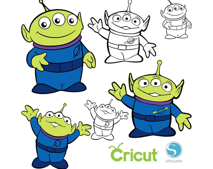 4 Buzz Lightyear SVG for Cricut and Silhouette Cutting Machines, Toy ...