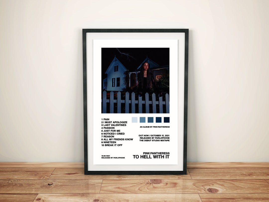 Pinkpantheress / to Hell With It / Digital Album Cover Poster - Etsy
