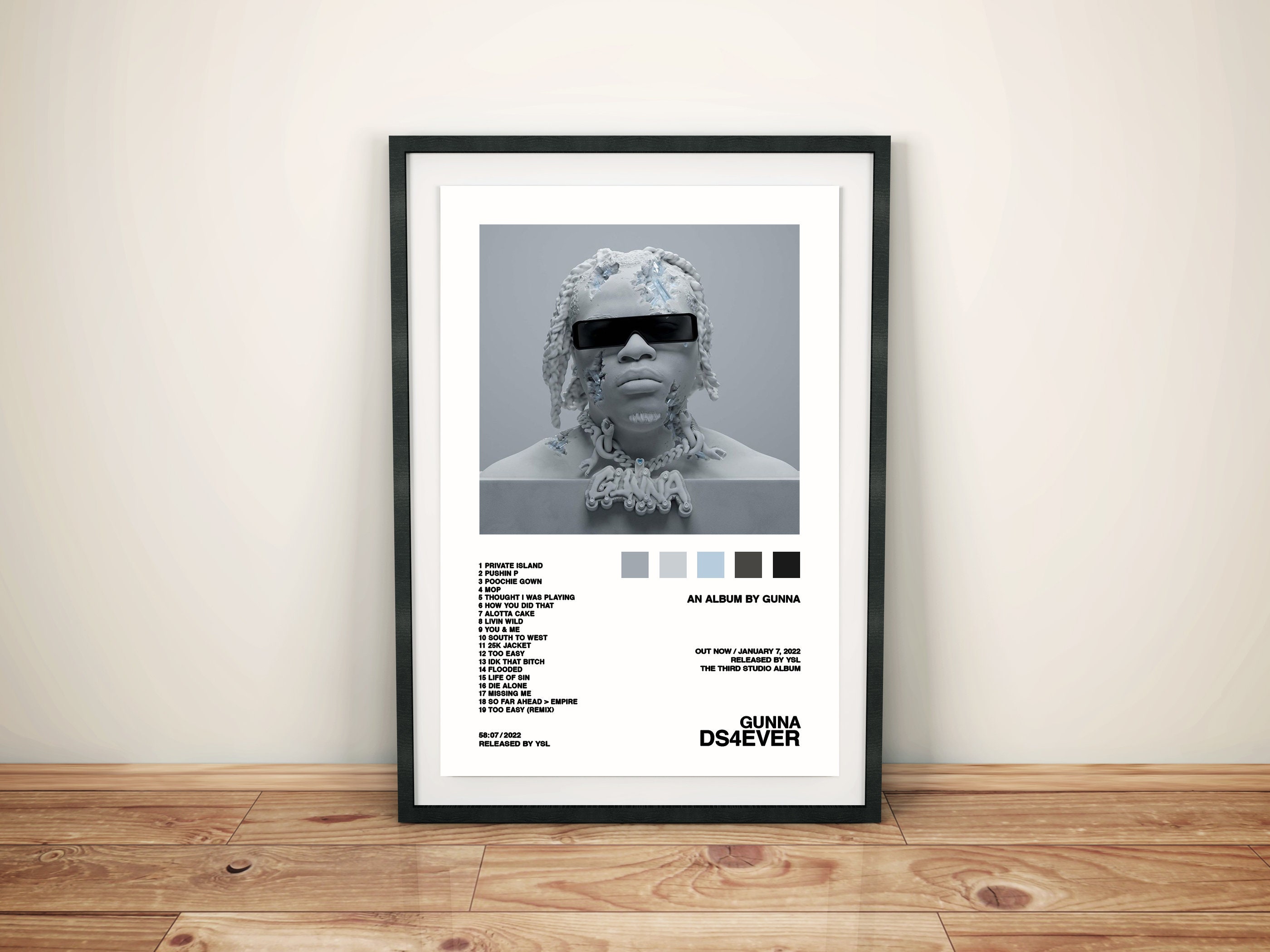 Gunna / Ds4ever / Album Cover Poster Poster Print Wall Art - Etsy Hong Kong