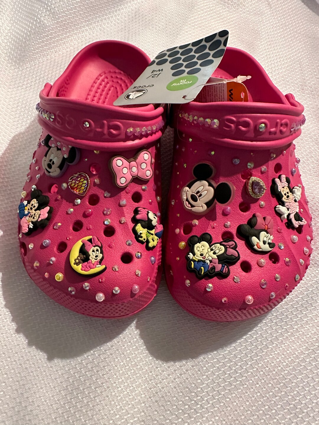 Mickey and Minnie Crocs - Etsy