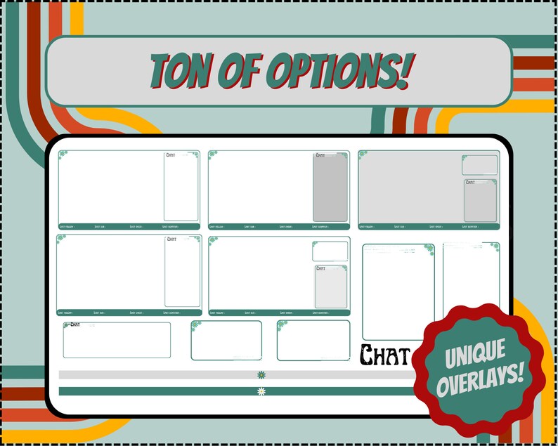 Retro Animated Twitch Stream Overlay Pack 25 Item Bundle Stream ...