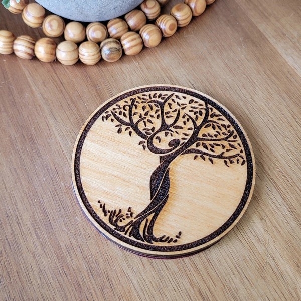 Tree of Life Wood Coasters - Etsy