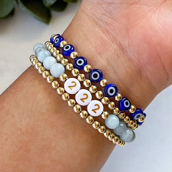 Angel Number Bracelet - Etsy