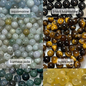 Crystal Ring Bundle, Wire Wrapped Crystal Ring, Custom Dainty Gemstone ...