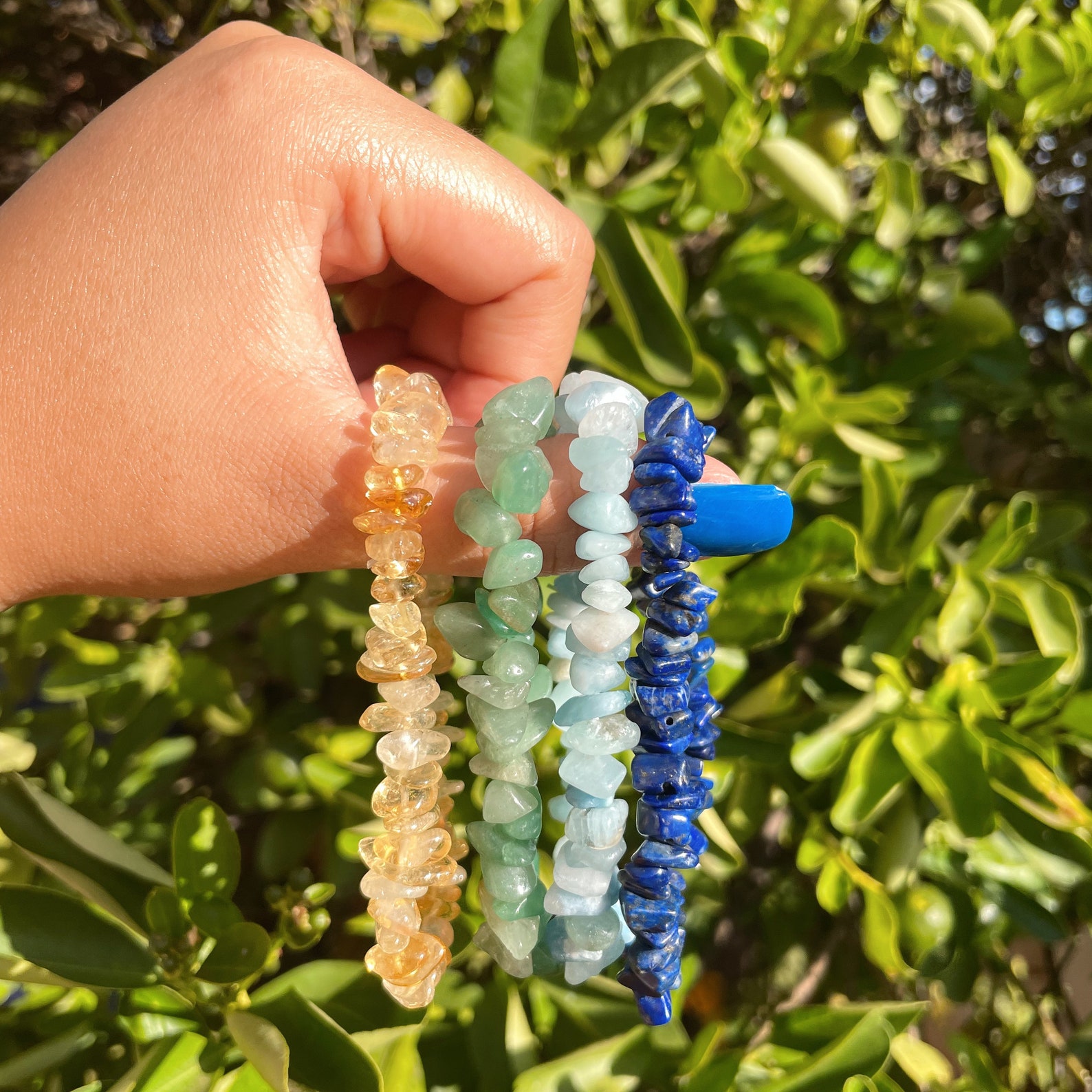 Crystal Chip Bracelets Rare Crystal Chip Bracelets 7.5 Inch - Etsy