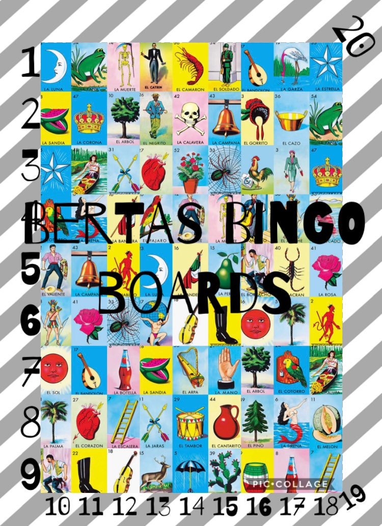 Loteria Boards - Etsy