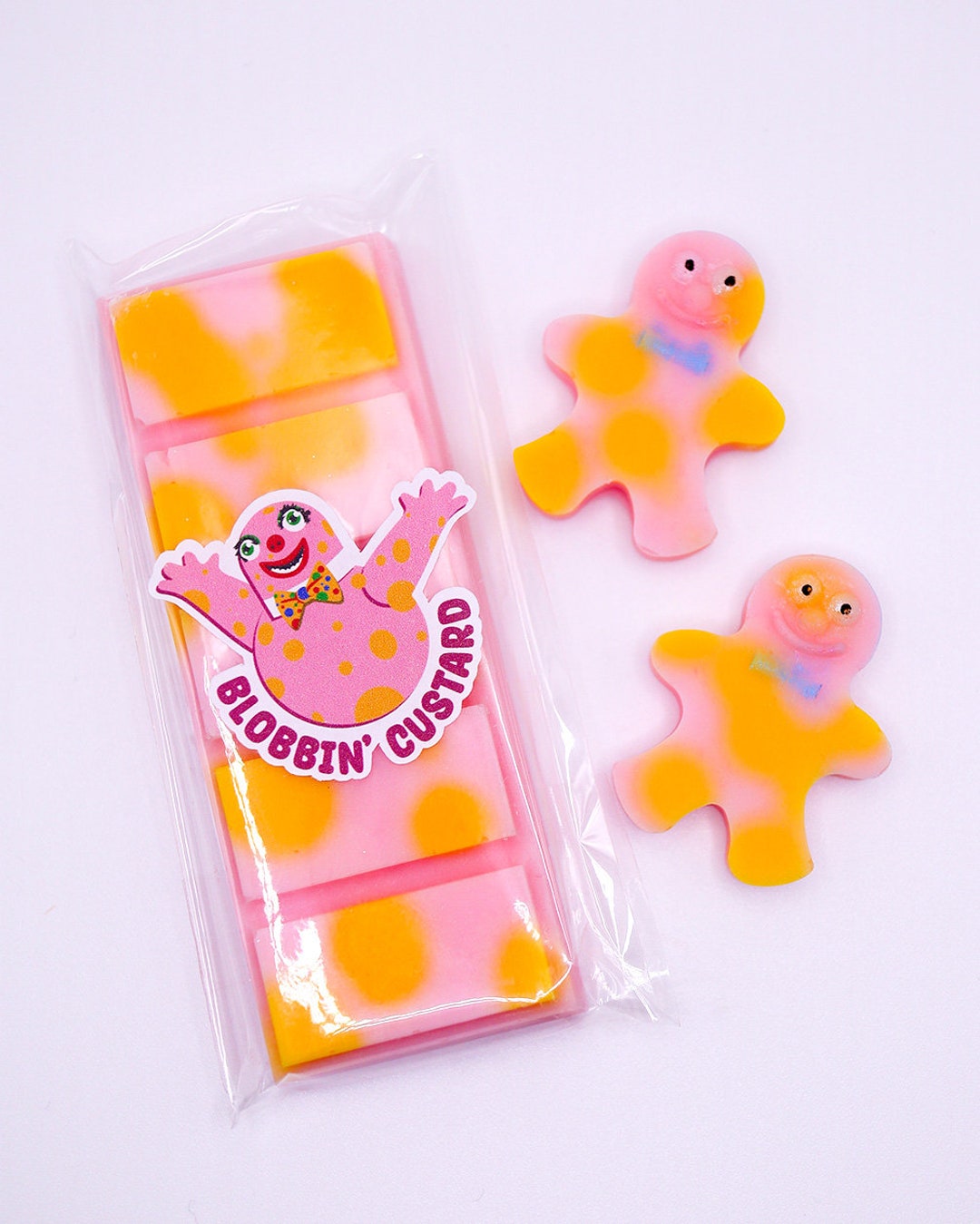 BLOBBIN' CUSTARD Wax Melt • Mr BLOBBY • Scented Wax Melt Snap Bar ...