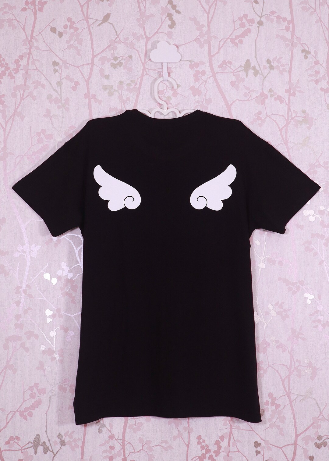 TSUBASA Angel Wings T-shirt • BLACK • Unisex Sizes S-XXL • Cute ...